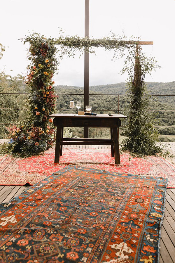 Decoração de casamento com perfume toscano por Nina Vintage