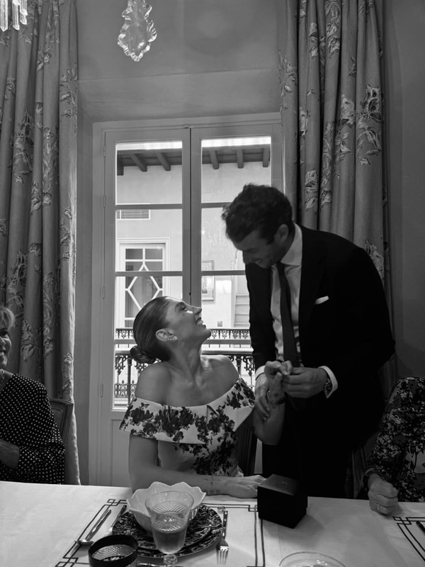 Almoço de noivado de Luiza D'Angelo e Pablo Pascual-Terrats